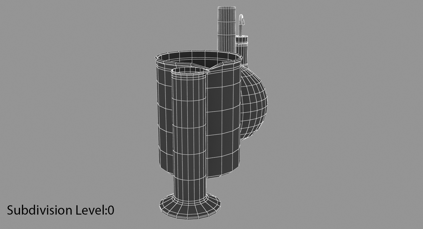 flask 3d model