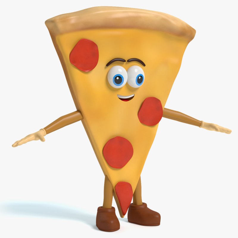 pizza character 3ds