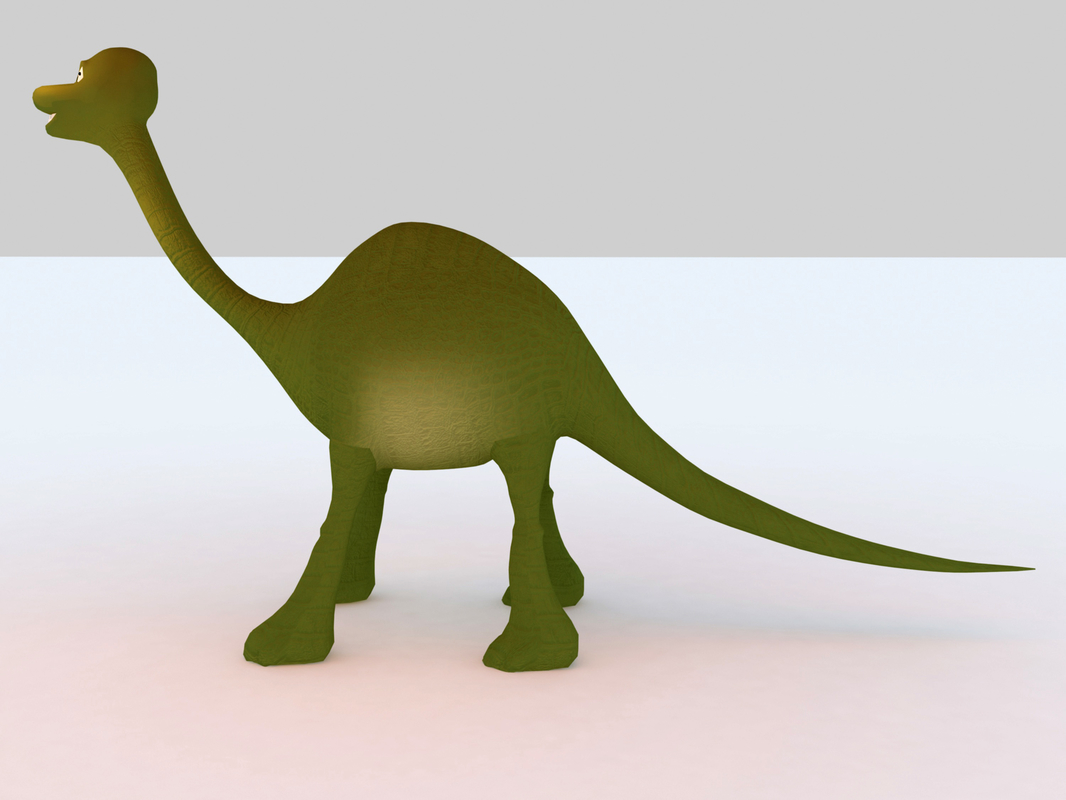 3d dinosaur open source model