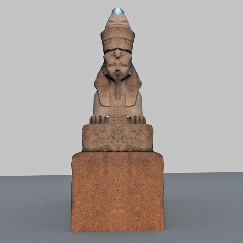 sphinx historical 3d model