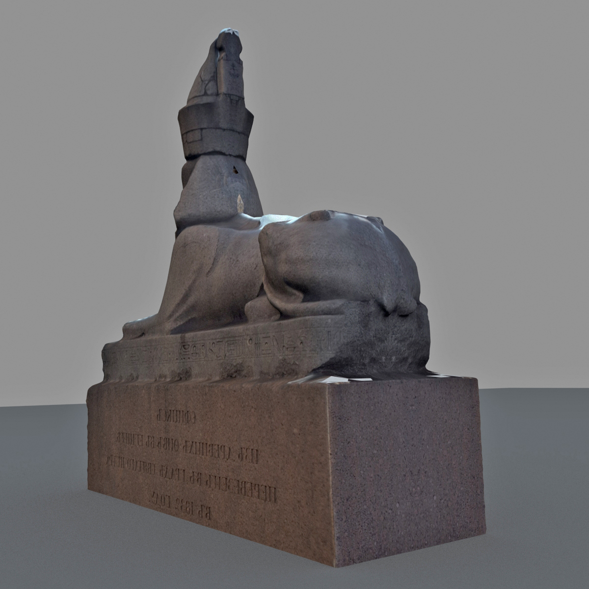 sphinx historical 3d model