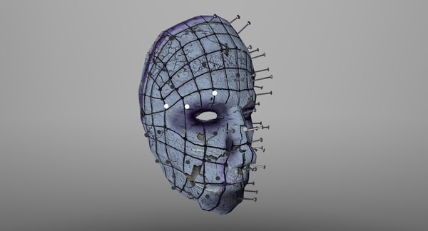 3d model bust pinhead hellraiser