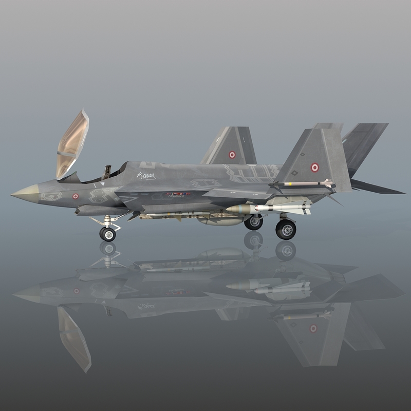 F-35 CV Lightning II土耳其空军3D模型 - TurboSquid 1070689