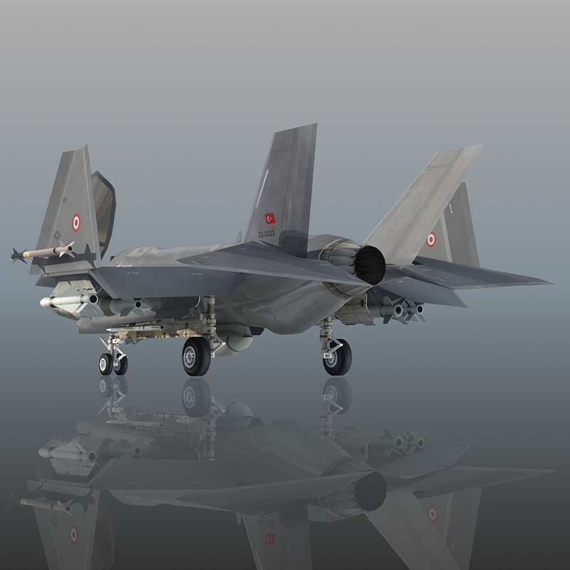 F-35 CV Lightning II土耳其空军3D模型 - TurboSquid 1070689