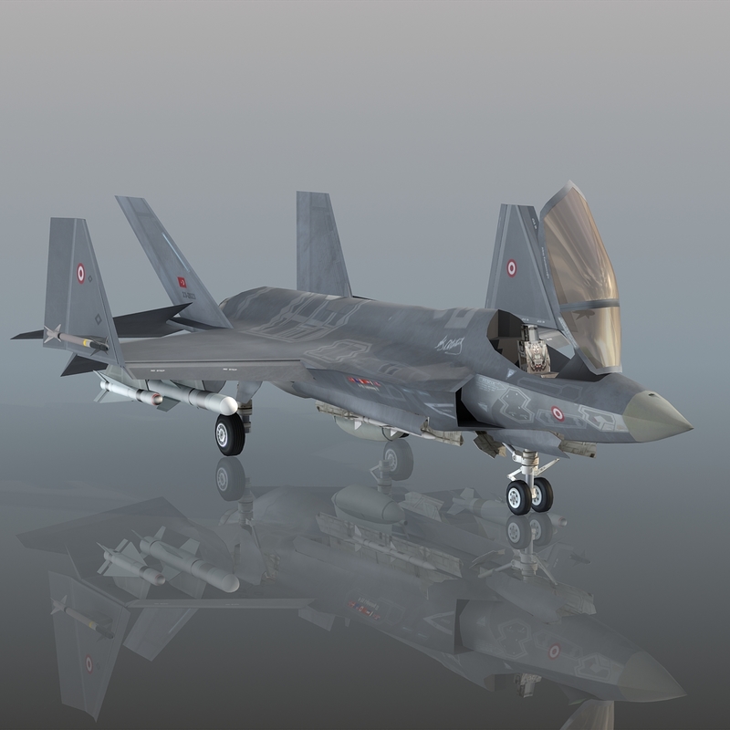 F-35 CV Relâmpago II Força Aérea Turca Modelo 3D - TurboSquid 1070689