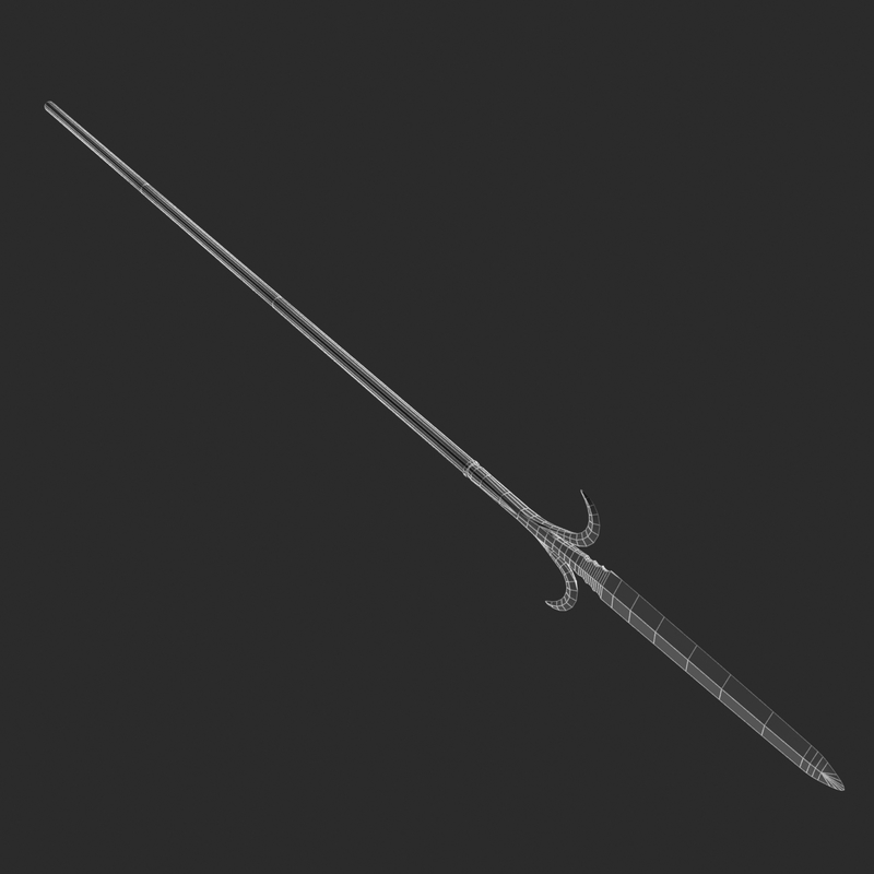 max old worn corseque polearm