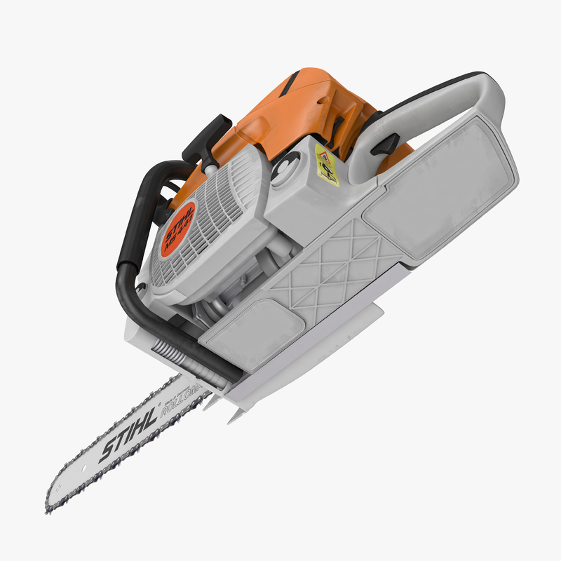 saw chain chainsaw 3d model