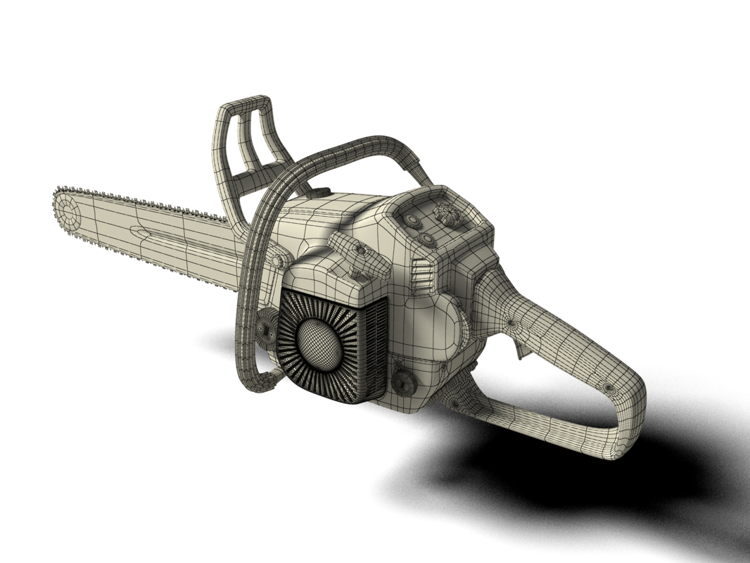 chainsaw 3d model