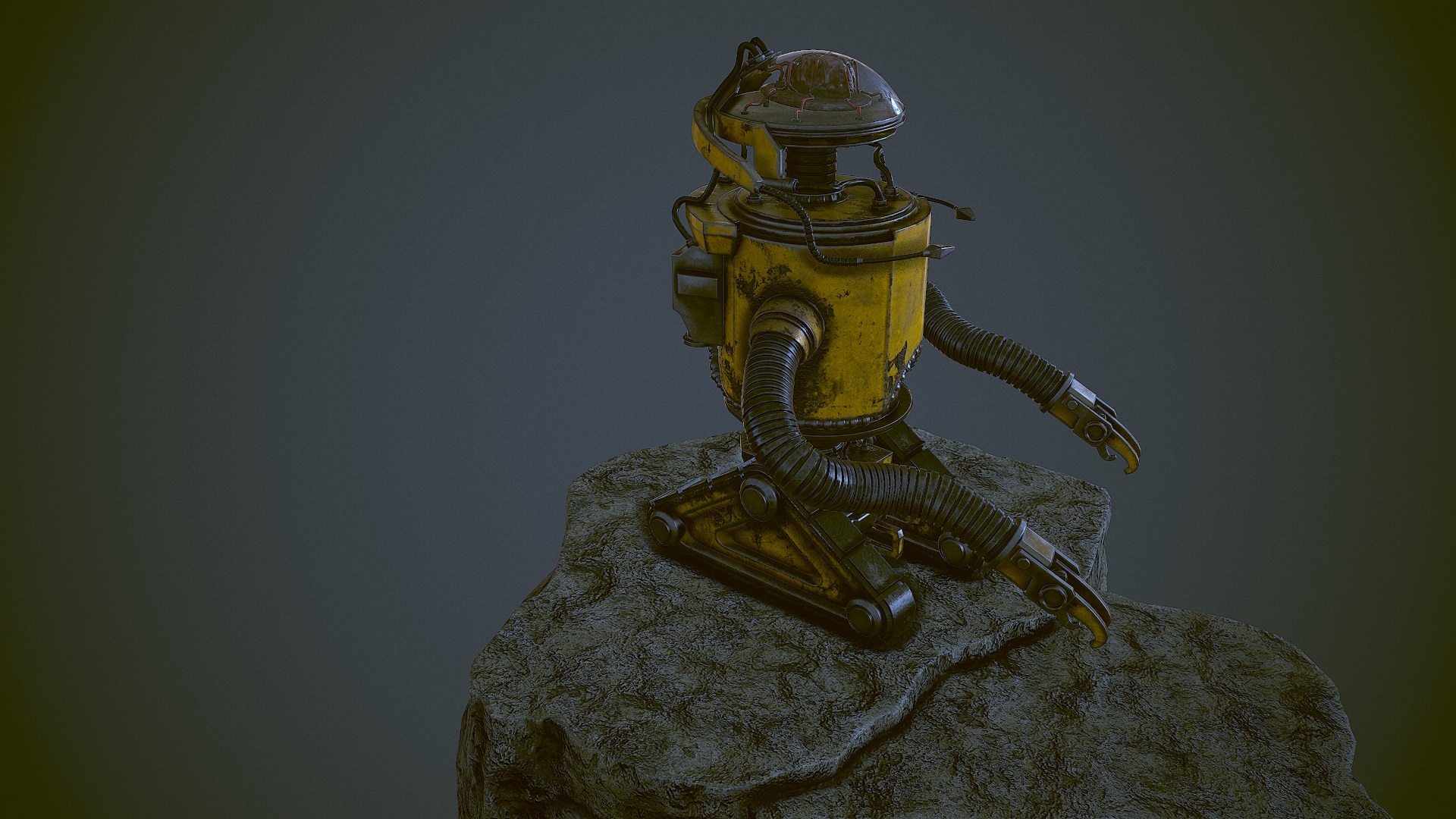 modelo 3d Fallout RoboBrain - TurboSquid 1070852