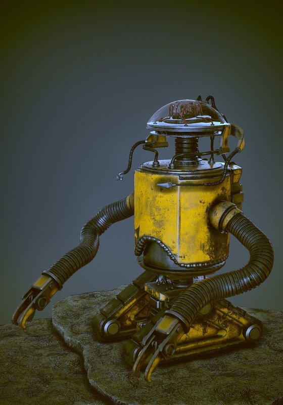 modelo 3d Fallout RoboBrain - TurboSquid 1070852