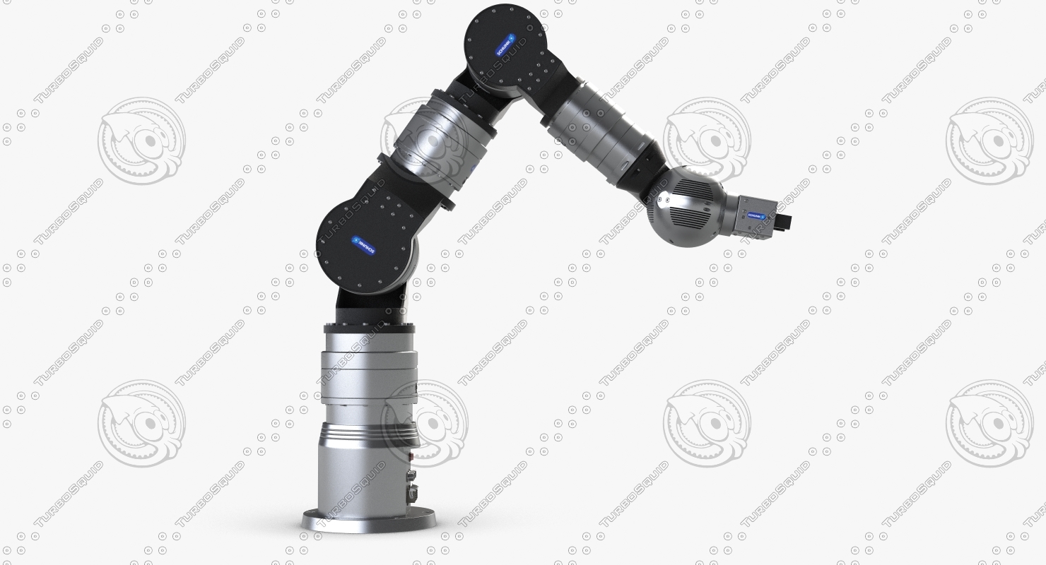 industrial robot arm lwa 3d max