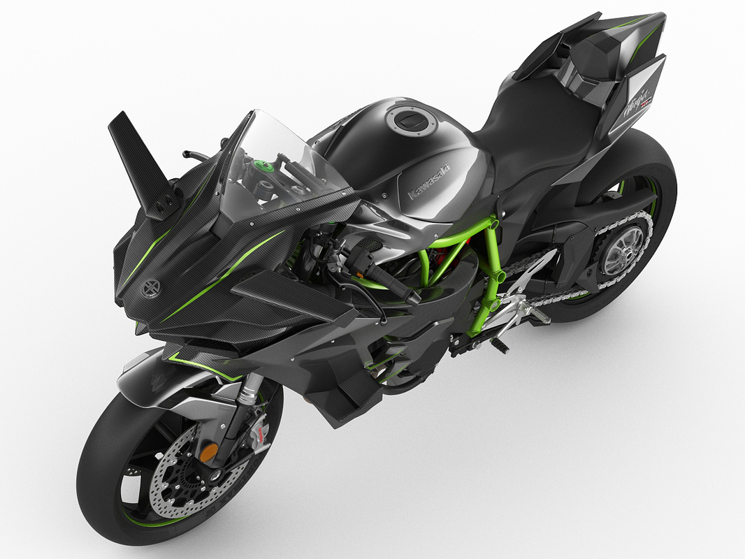 3d model kawasaki h2r ninja