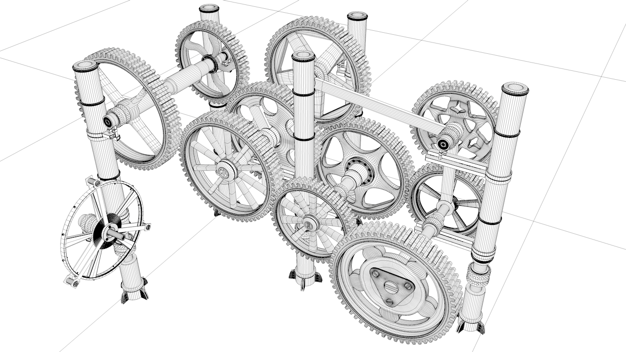 3d cogwheels