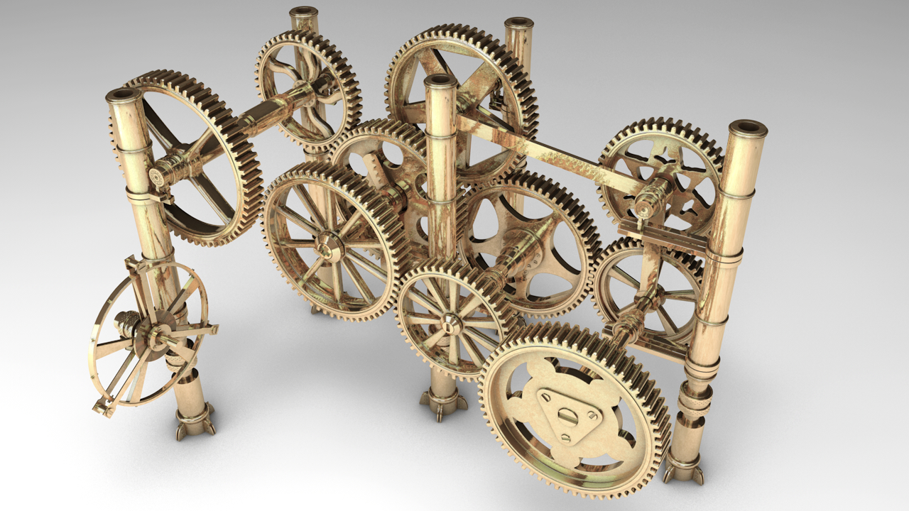 3d cogwheels