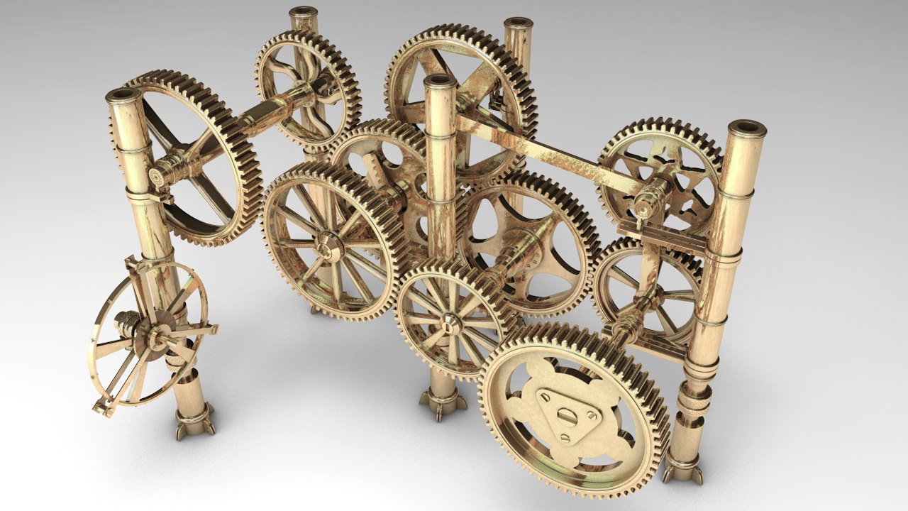 3d cogwheels