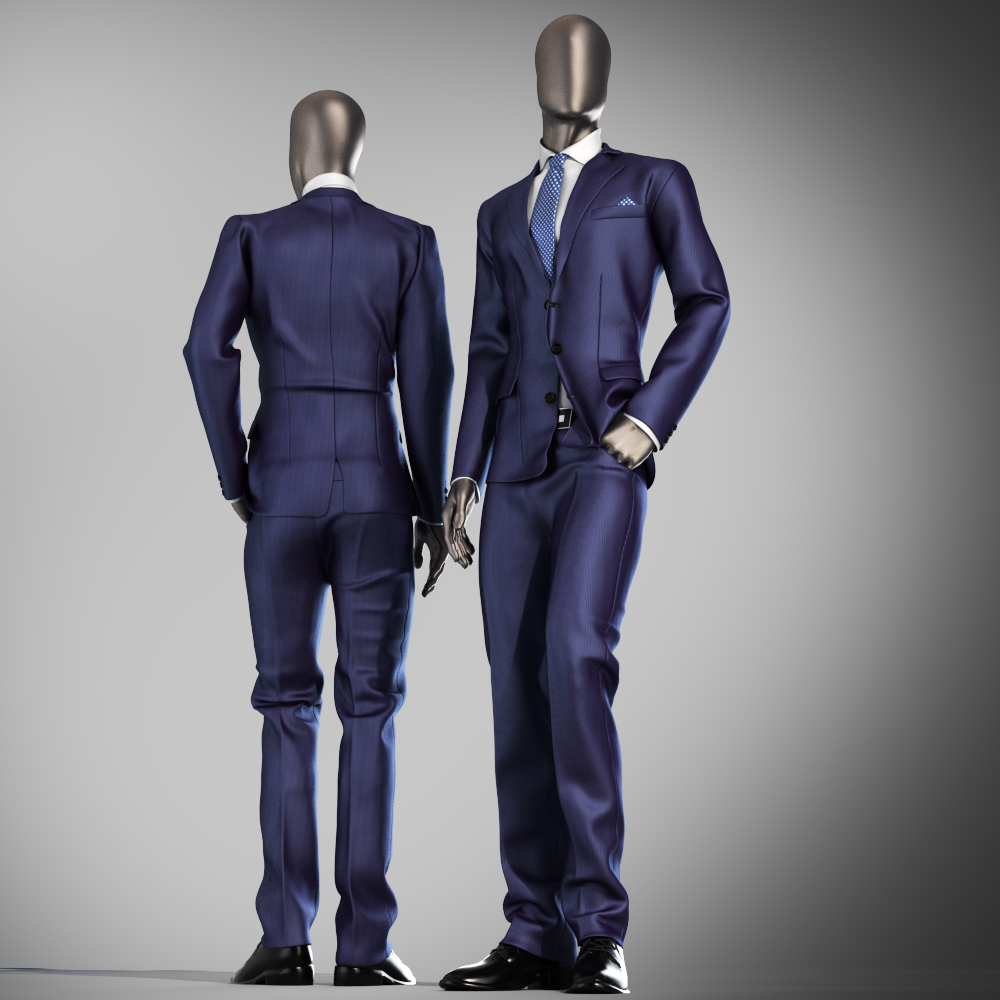 3d mannequin suit