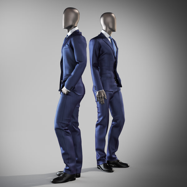 3d mannequin suit