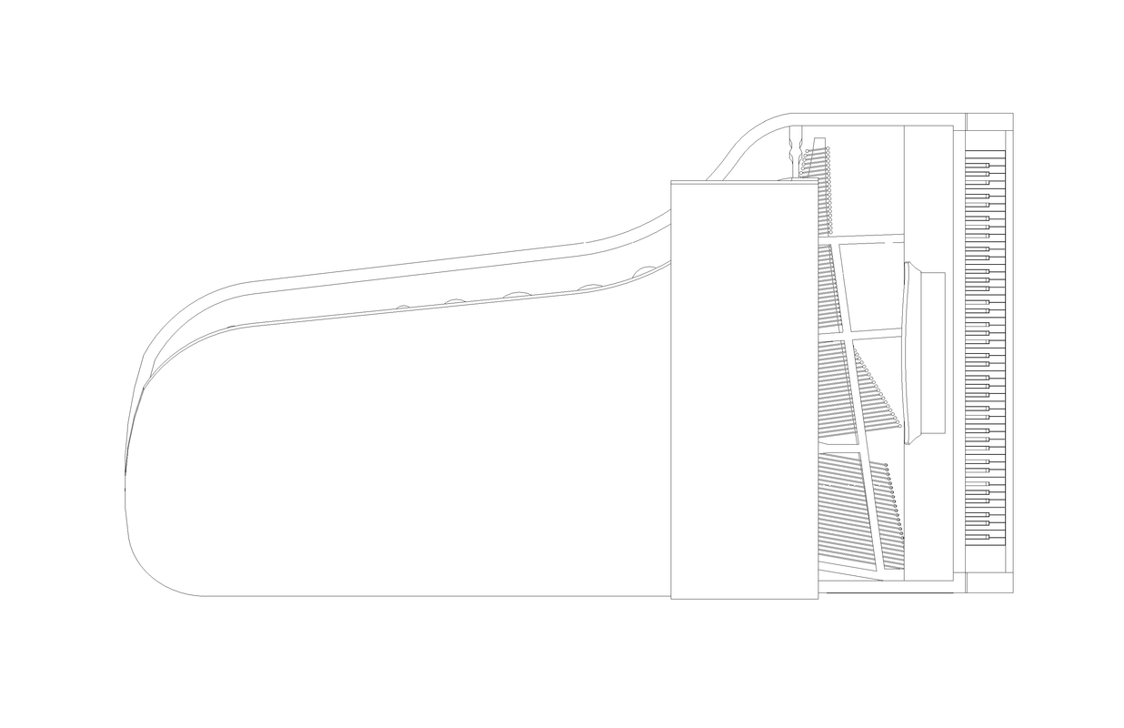 3d grand piano