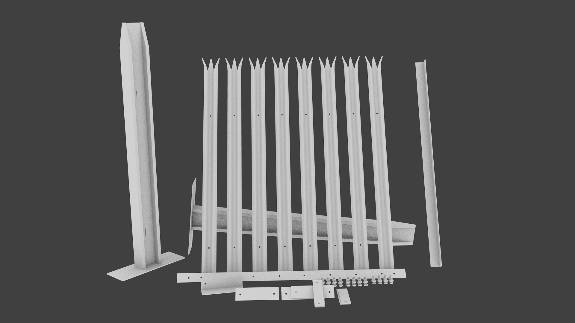 3d collapsible fence