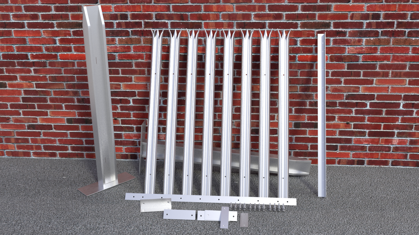 3d collapsible fence