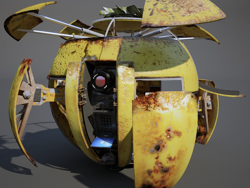 3d model sphere robot