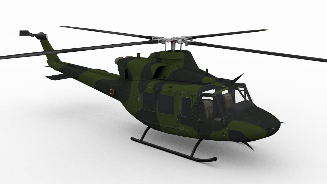 ch-146 griffon bell 3d 3ds