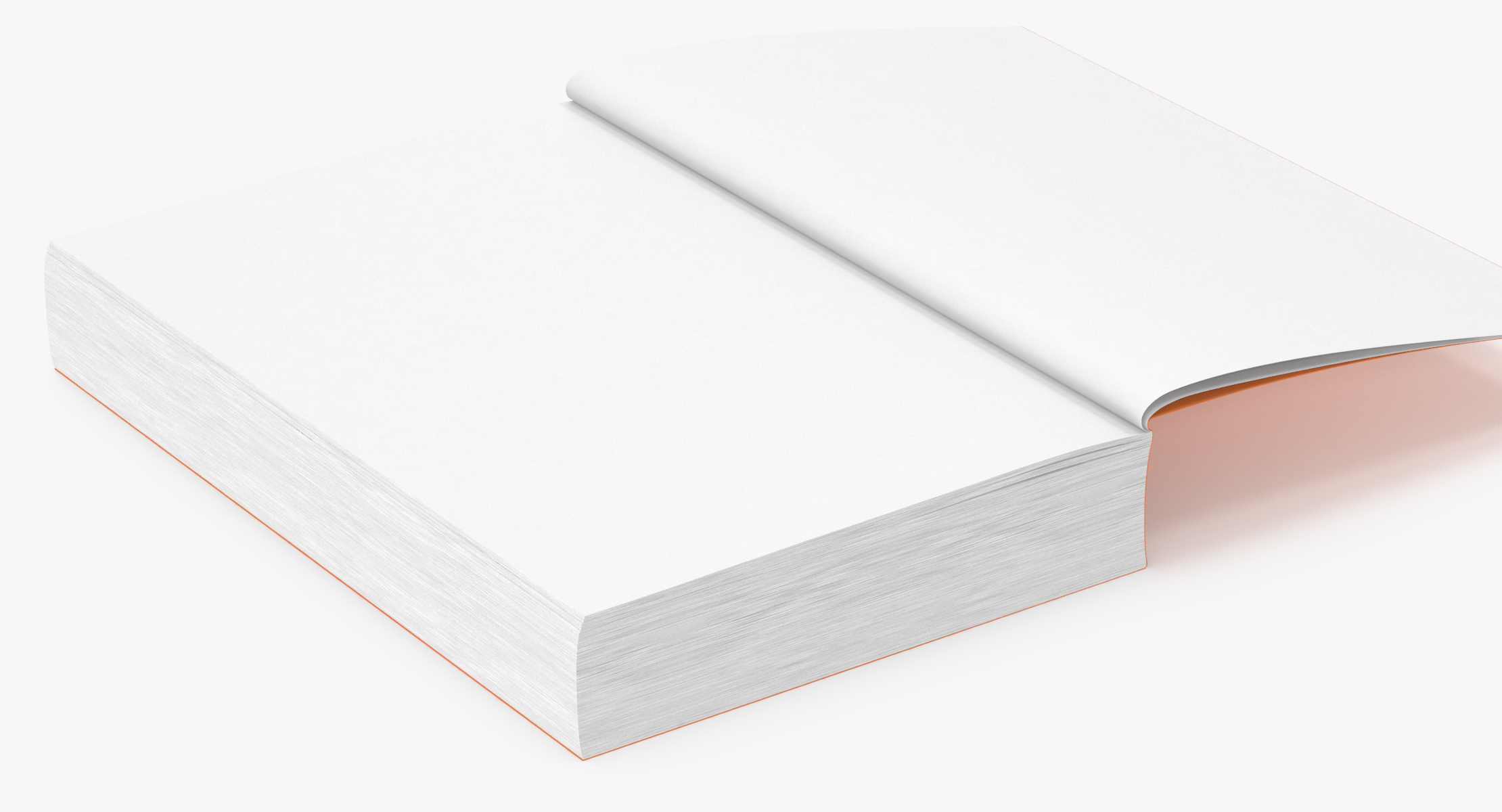 3d model generic book 5 poses