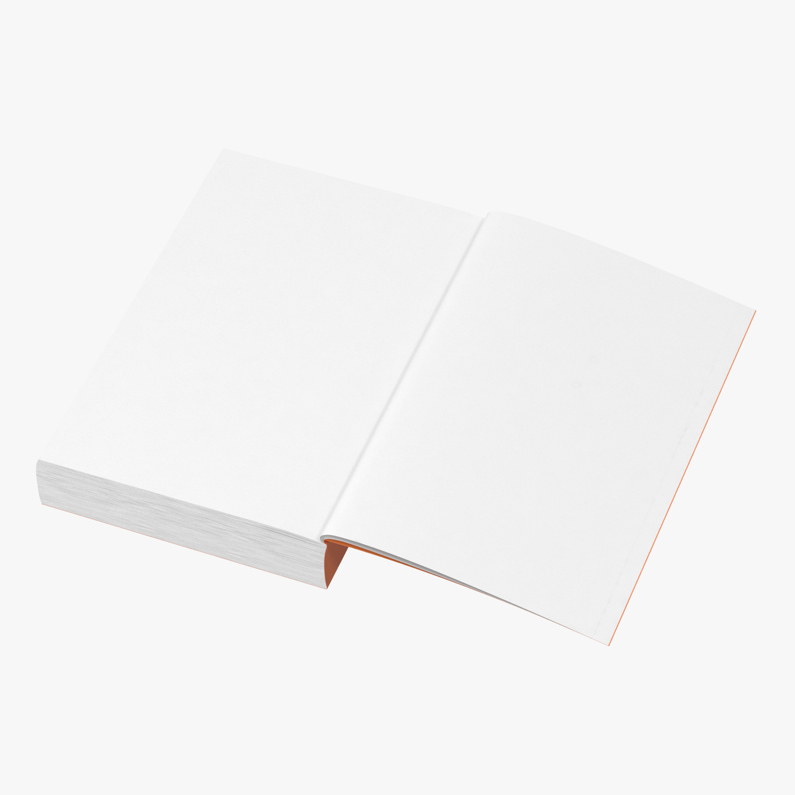 3d model generic book 5 poses