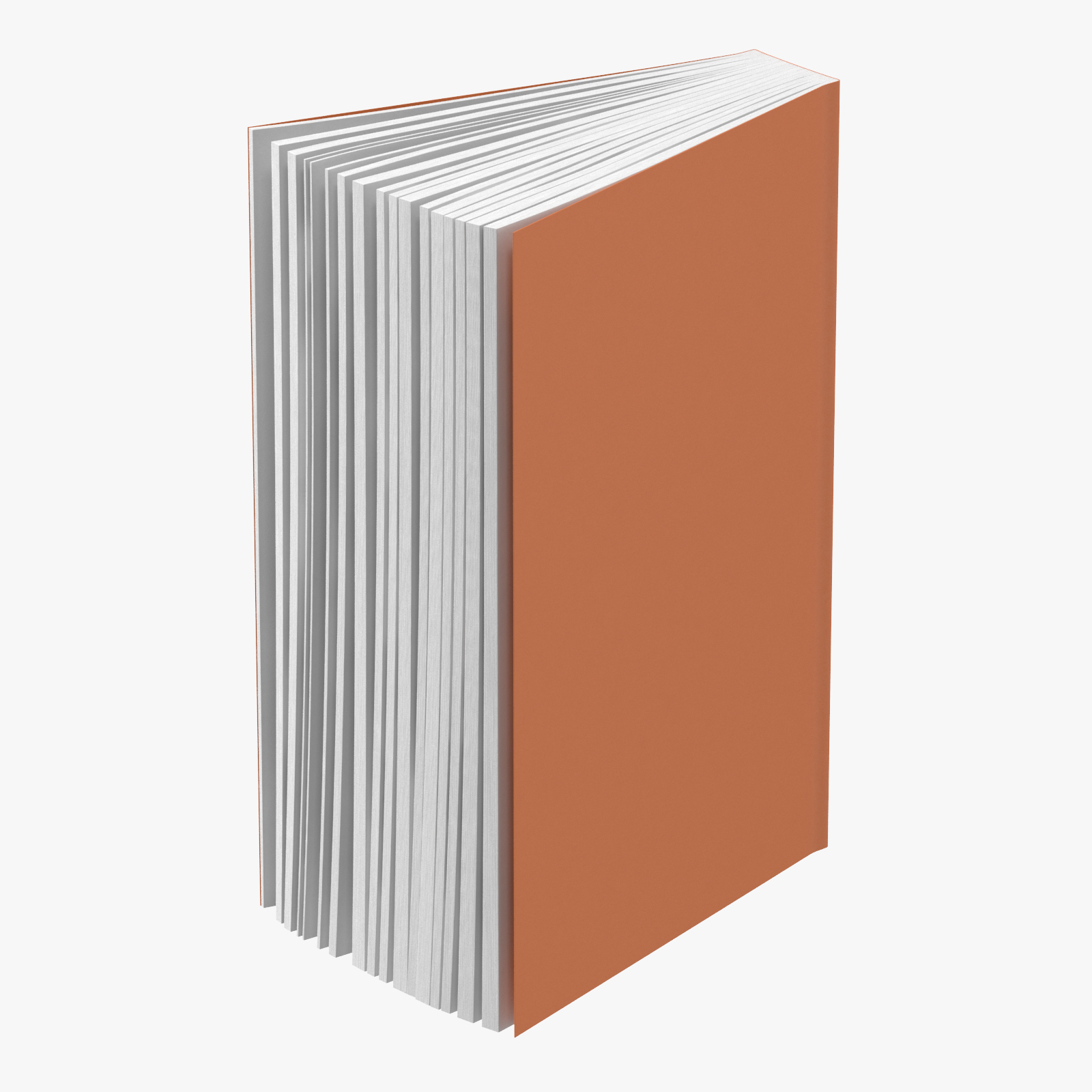 3d model generic book 5 poses