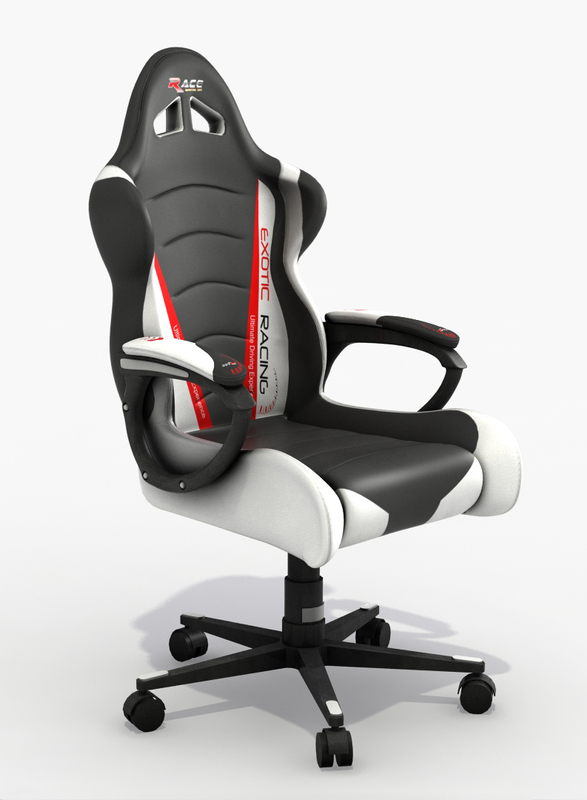 3d model of modern chair