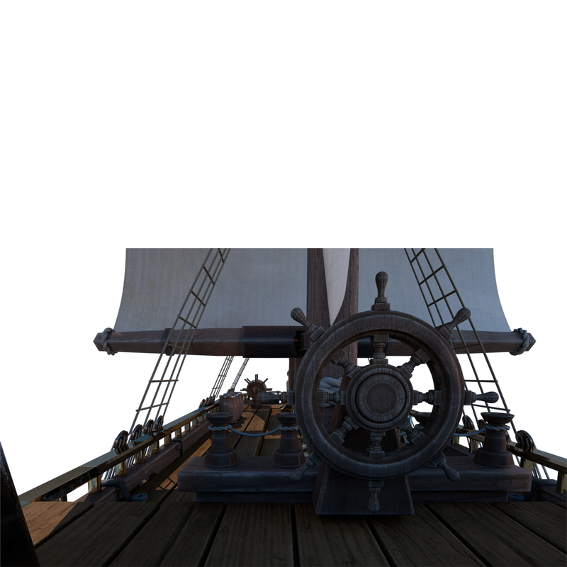 realistic ship 3d model