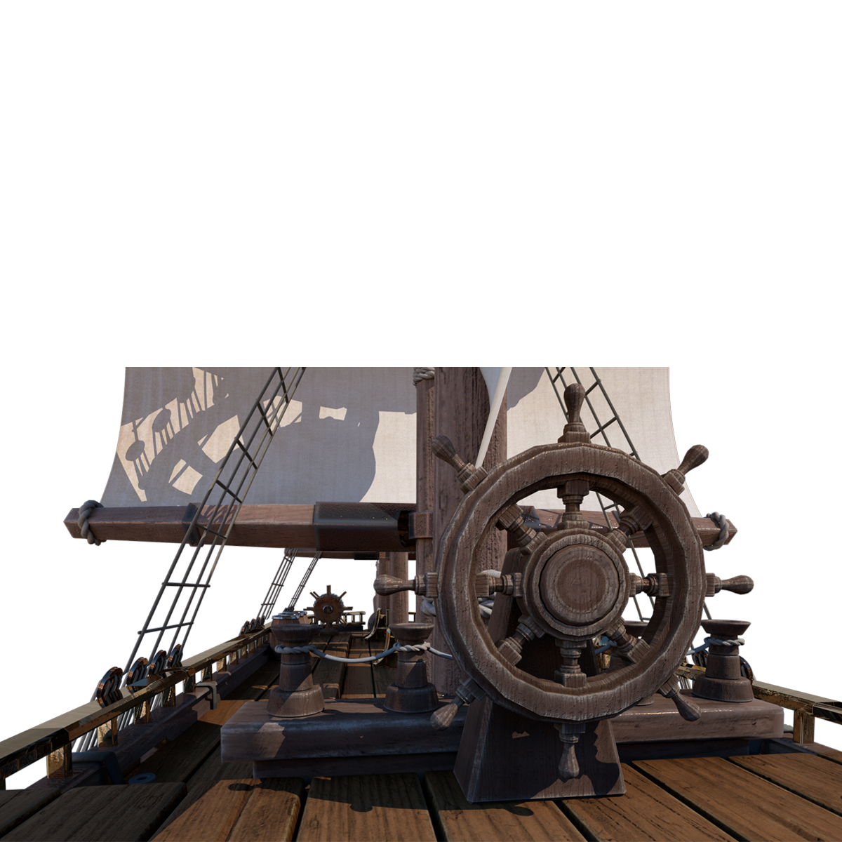 realistic ship 3d model