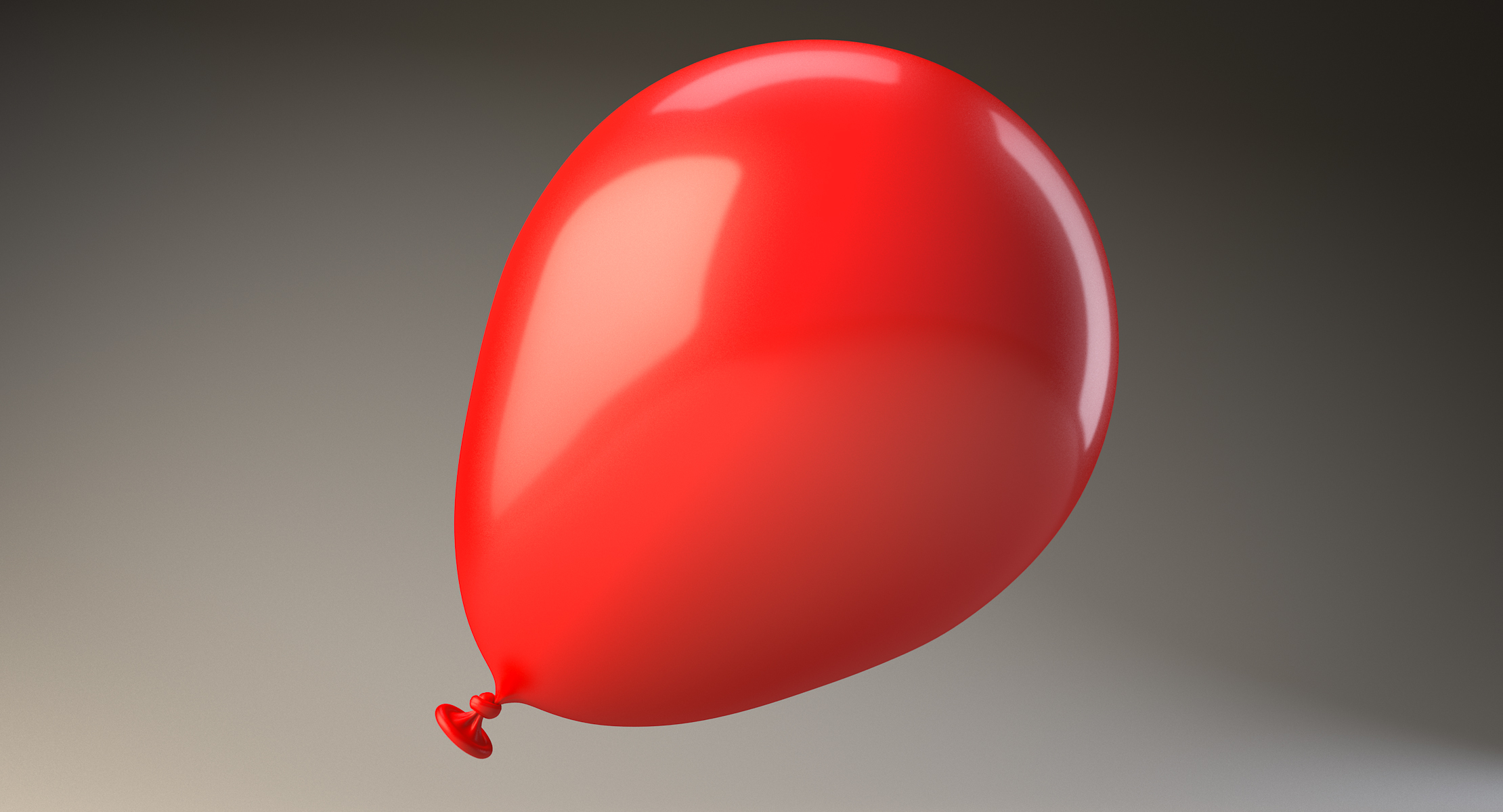 inflated balloon 3d model