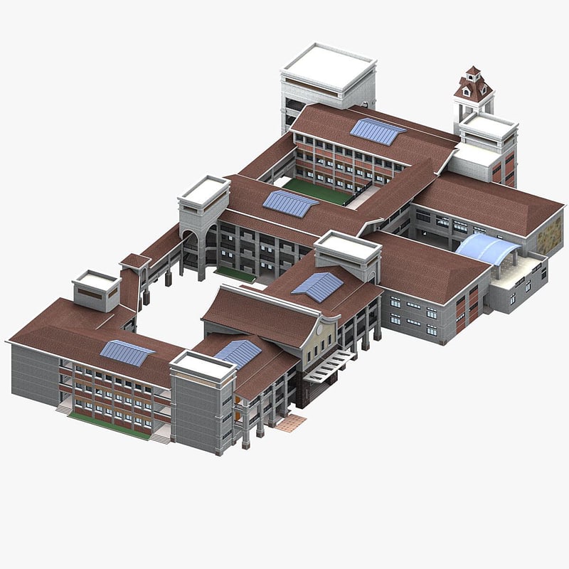 University 3D Models for Download | TurboSquid