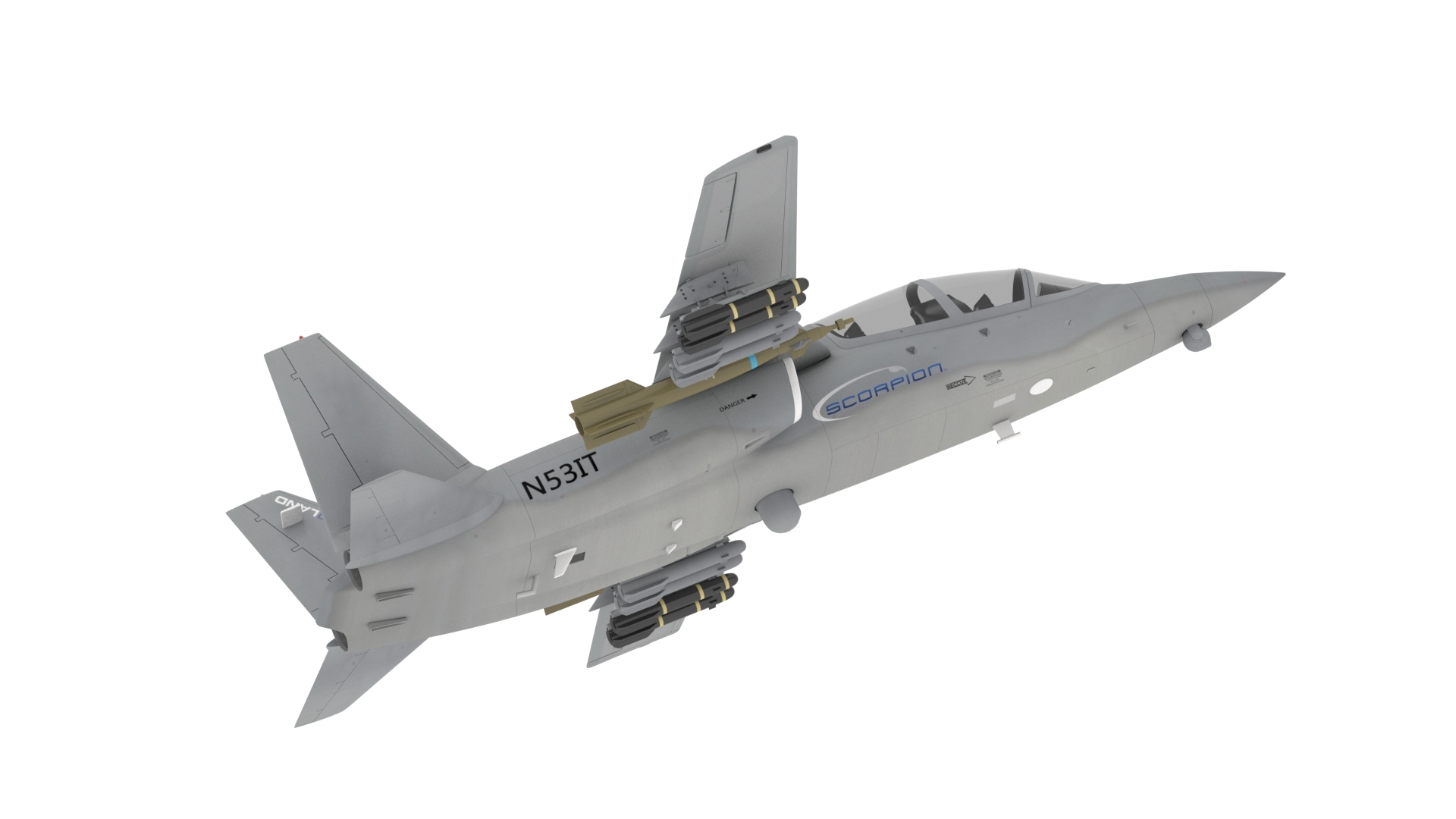 3d model textron airland s scorpion