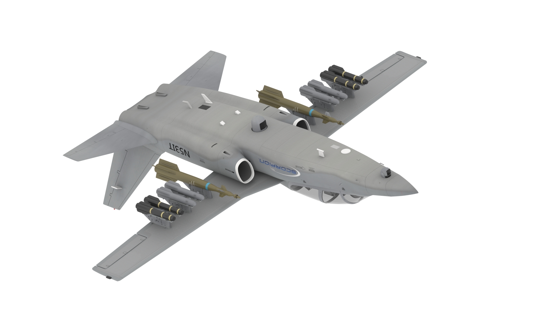 3d model textron airland s scorpion