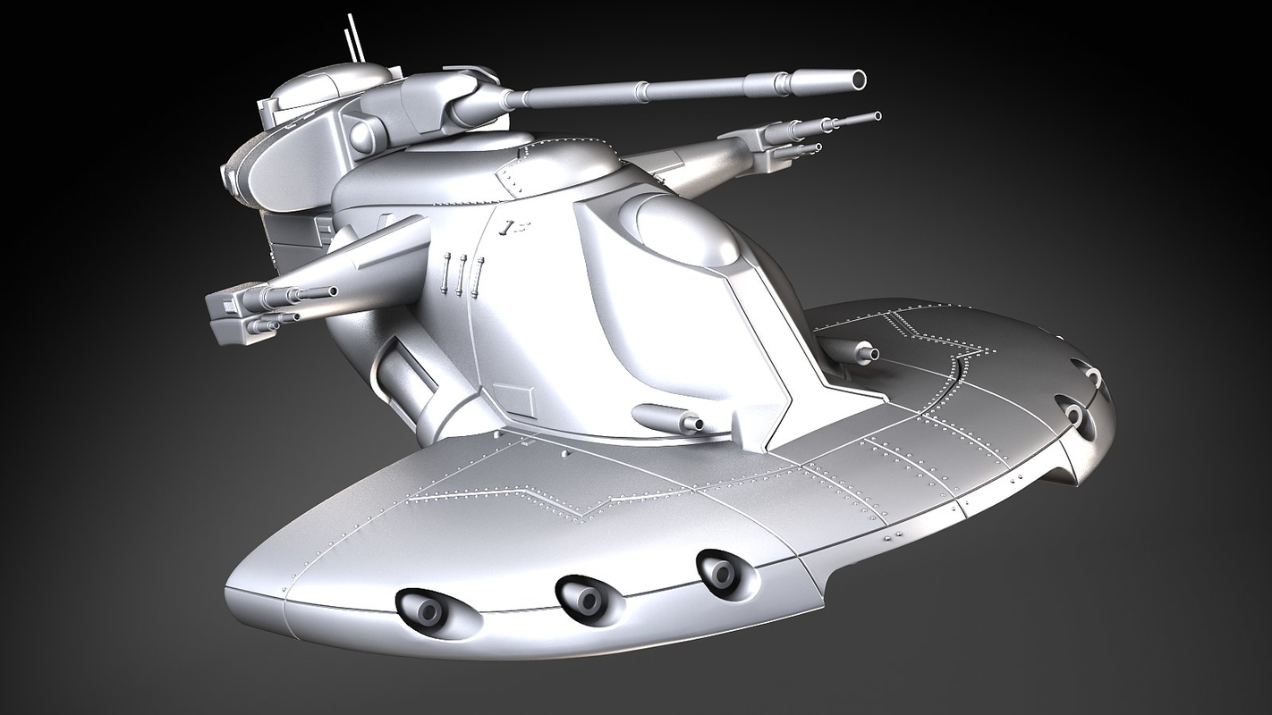 3d star wars aat model