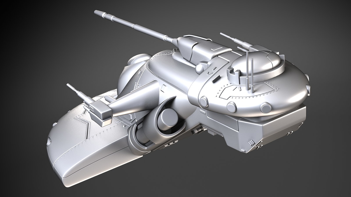 3d star wars aat model