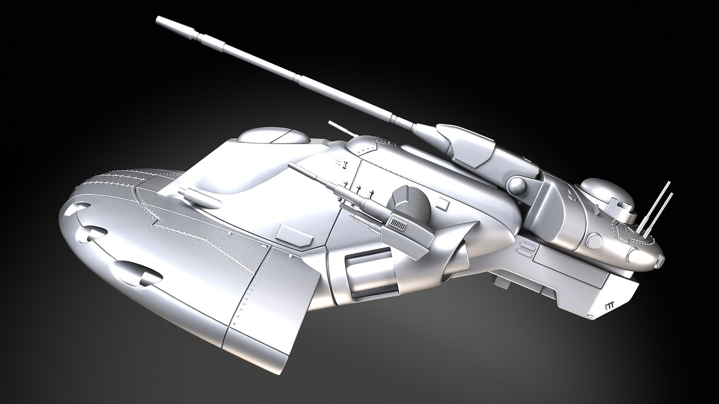 3d star wars aat model