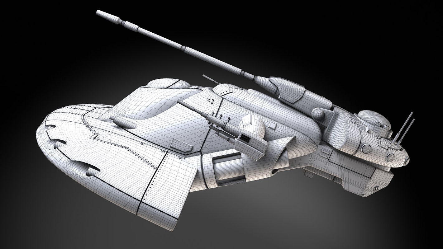 3d star wars aat model