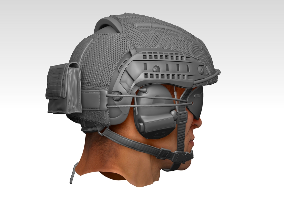 3d model crye precision atx helmet