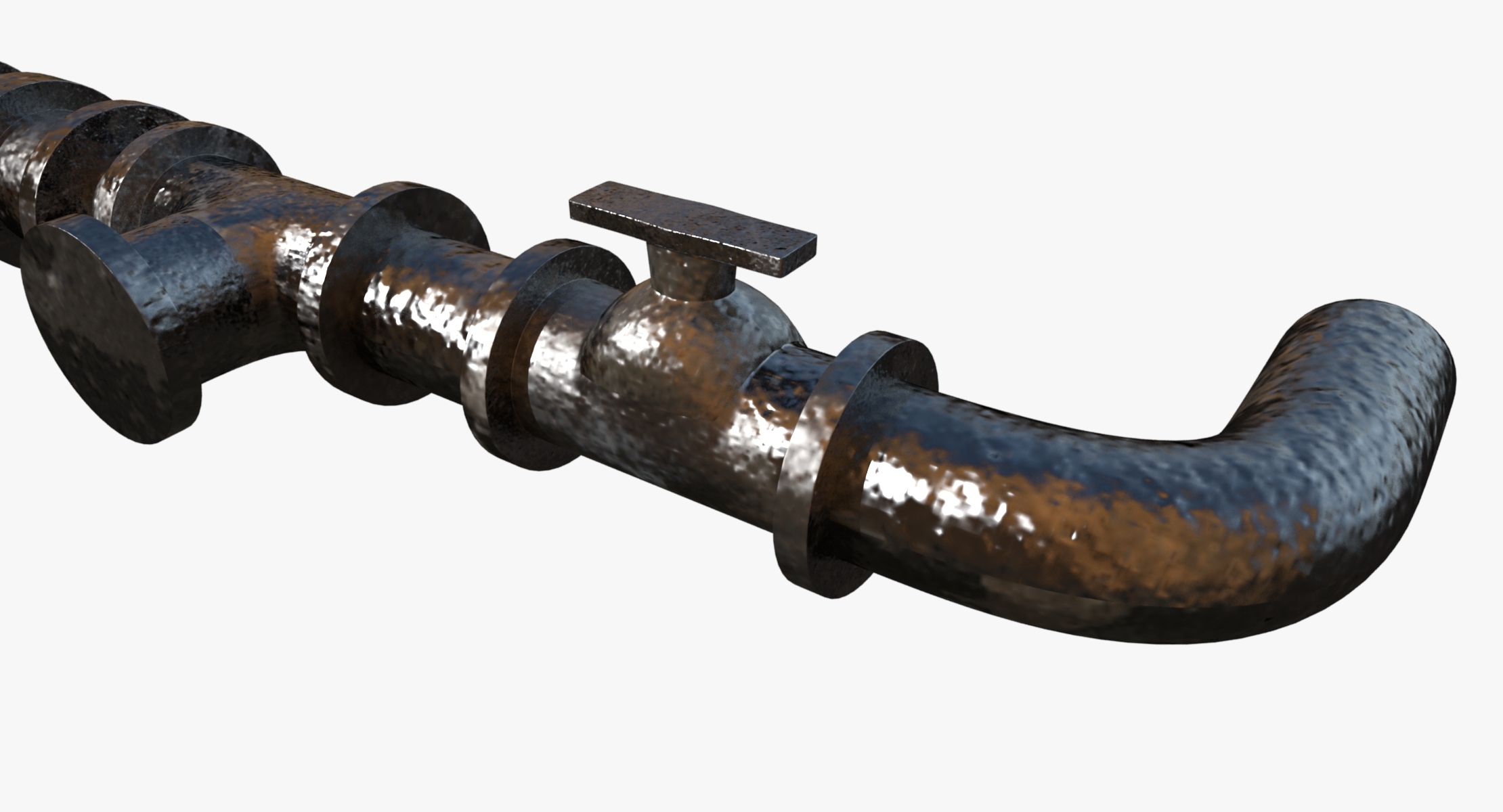 3d custom pipe model