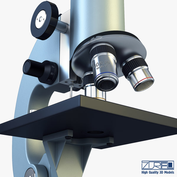 3d model celestron laboratory biological microscope