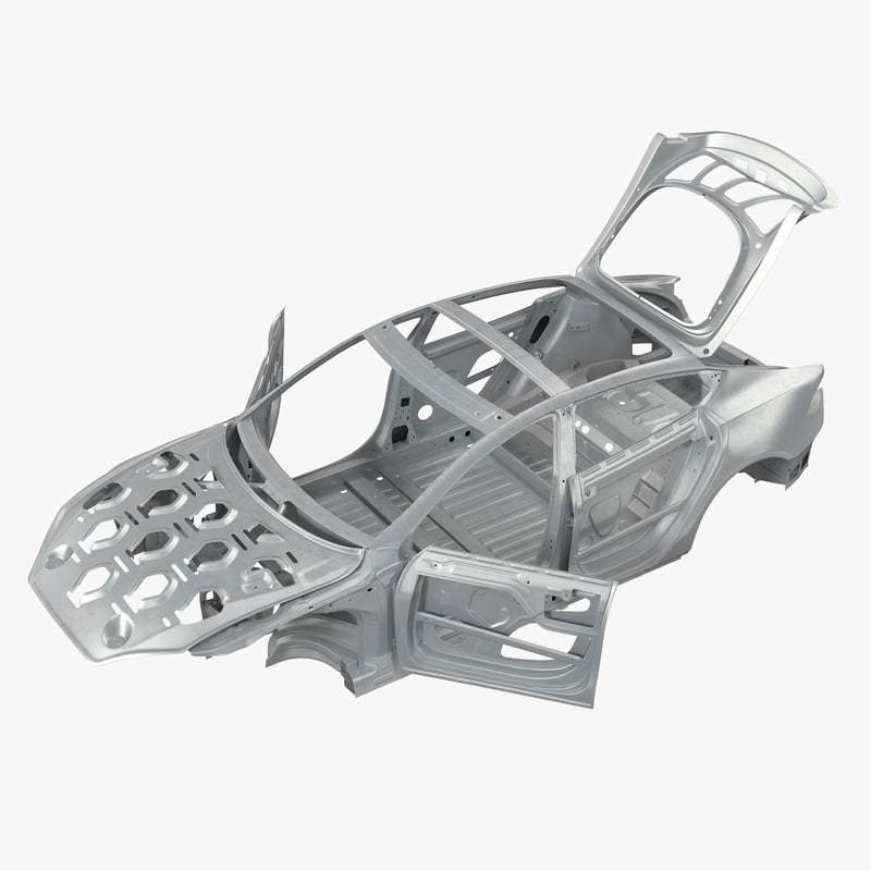 tesla s frame rigged 3d max