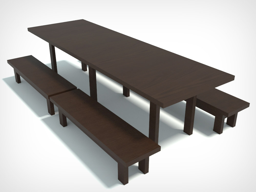 Dining Table SketchUp Models for Download | TurboSquid