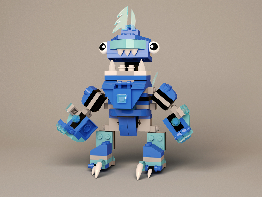 3d model lego mixels frosticons