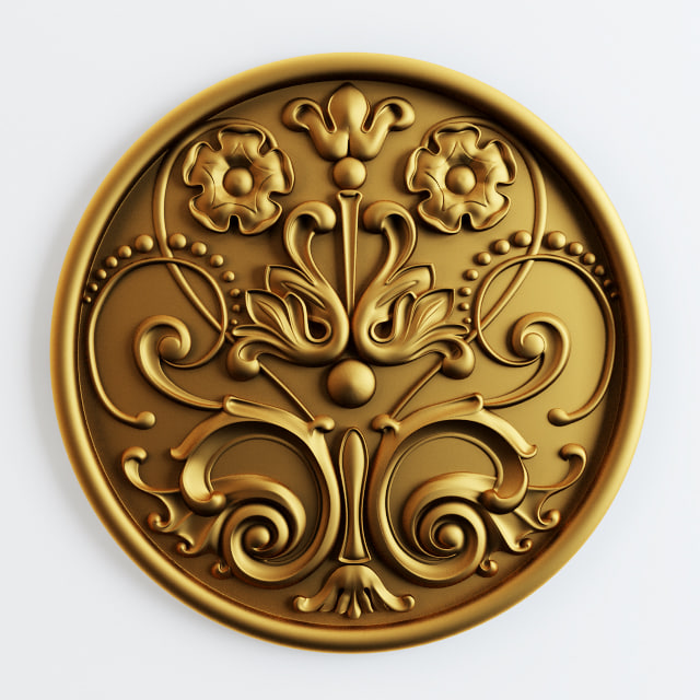 free medal medallion 3d model