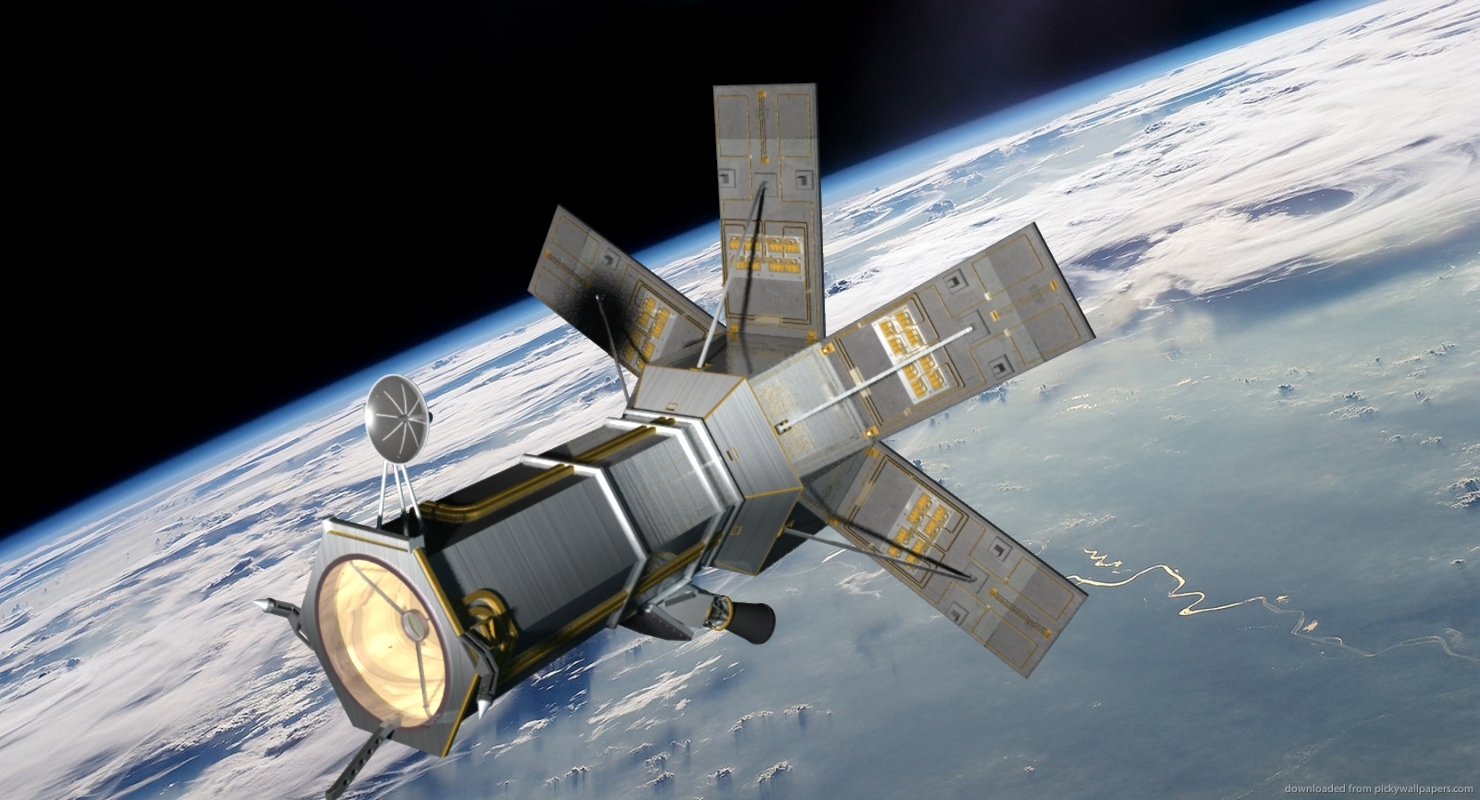 3d worldview-4 satellite model