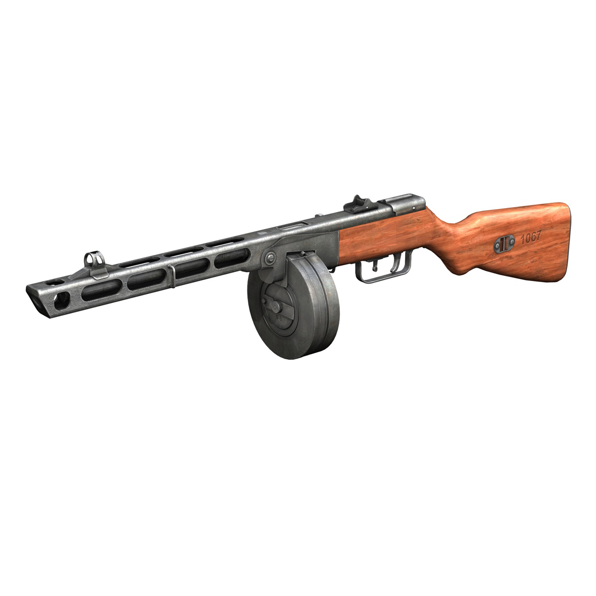 3d submachine guns ww2 thompson