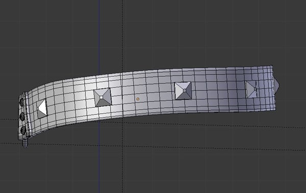 3d collar model